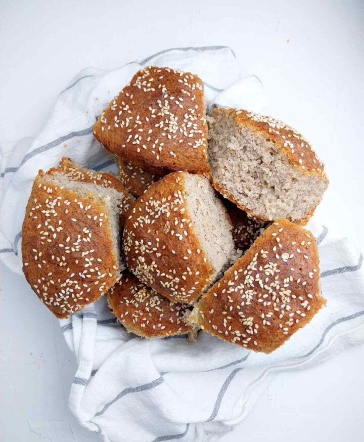 Fluffy Buckwheat Bread Rolls - Natasha's Home