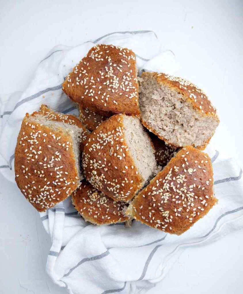 Fluffy Buckwheat Bread Rolls - Natasha's Home