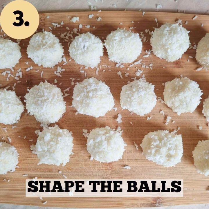 Coconut Raffaello Balls Recipe - Natasha's Home
